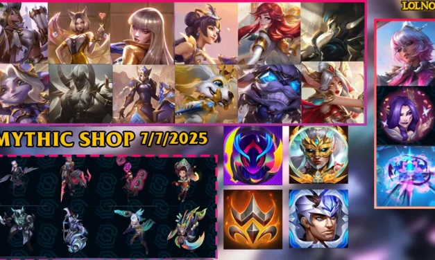 Mythic Shop Rotation ⇒ Daily Mythic Skins & Updates [July]